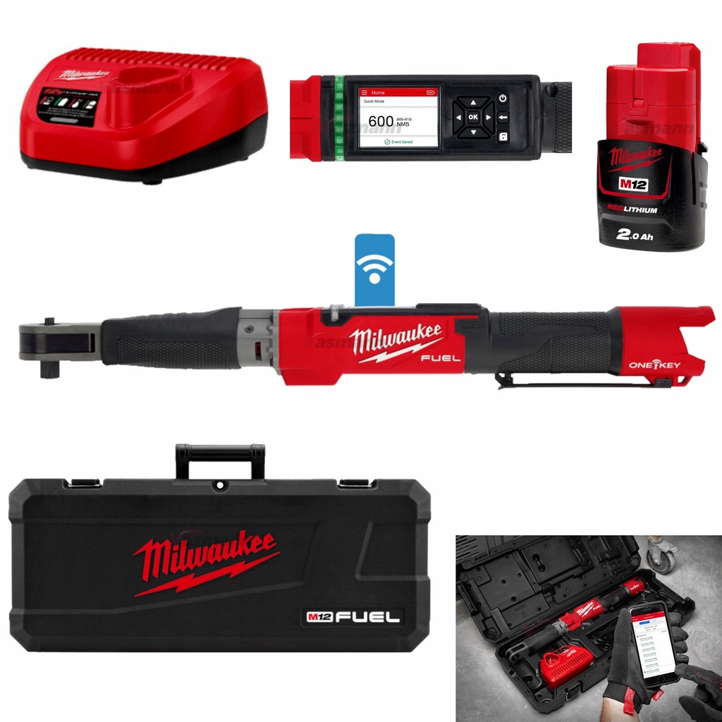 KLUCZ DYNAMOMETRYCZNY MILWAUKEE M12 ONEFTR38-201C - 13011100757 - oficjalne archiwum Allegro