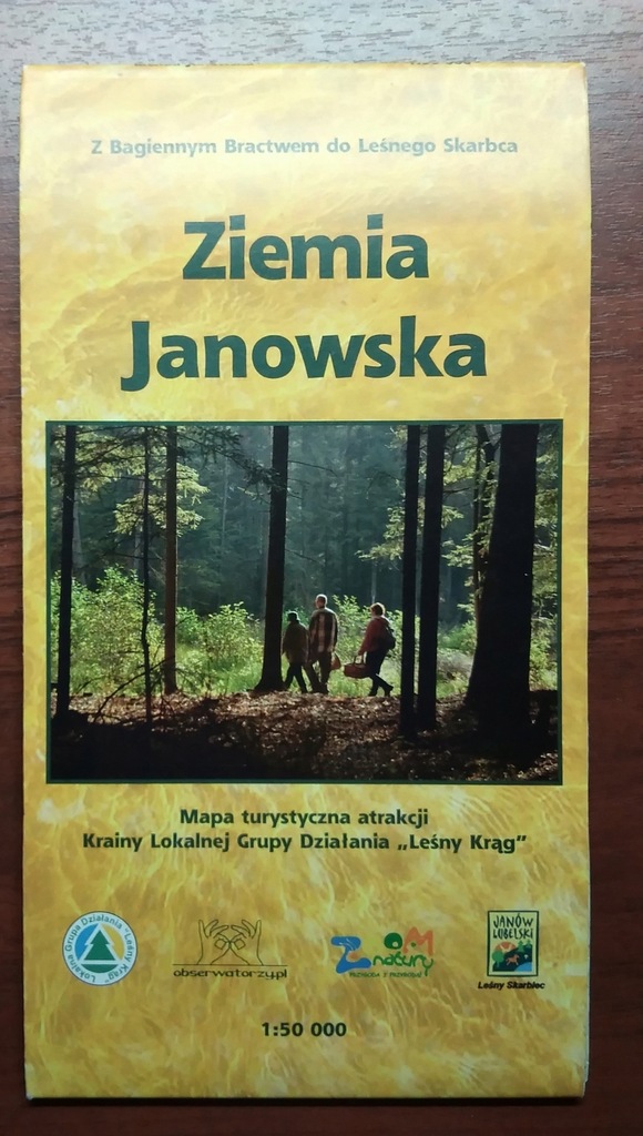 Ziemia Janowska mapa 2013 r. Janów Lubelski plan - 12907634401 - oficjalne archiwum Allegro
