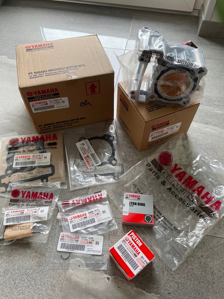 Nowy Cylinder Tłok Yamaha YZF-R125 Silnik Komplet - 14383767789 ...