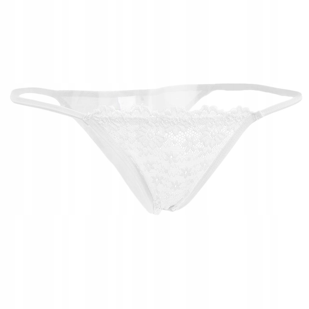 Strap Lace string Briefs Panties White - 13940832587 - oficjalne ...
