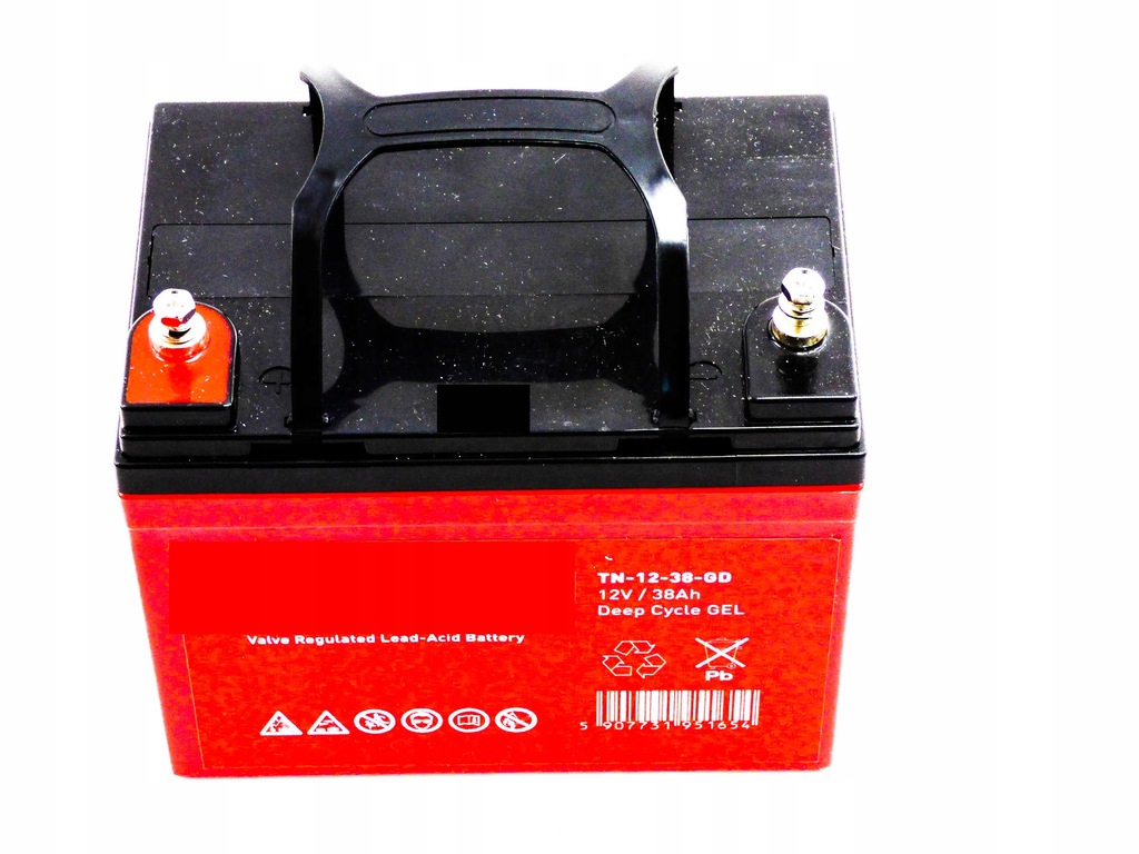 Akumulator 12V TESLA S 38Ah GEL 11KG SUPER MOC - 13349746257 ...