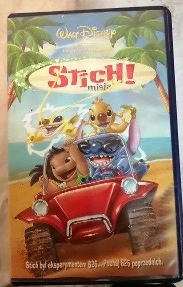 KASETA VHS - BAJKA - P2- STICH MISJA - 9761652648 - oficjalne archiwum ...