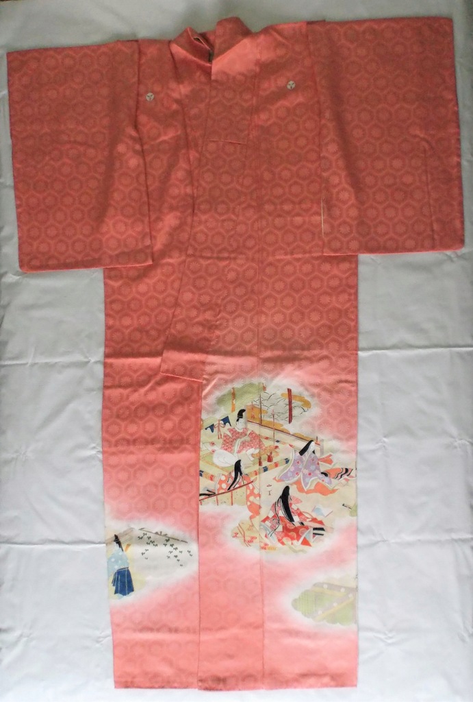 prawdziwe japońskie kimono irotomesode / gejsza - 11768430905 ... prawdziwe japońskie kimono irotomesode / gejsza - 11768430905 ...