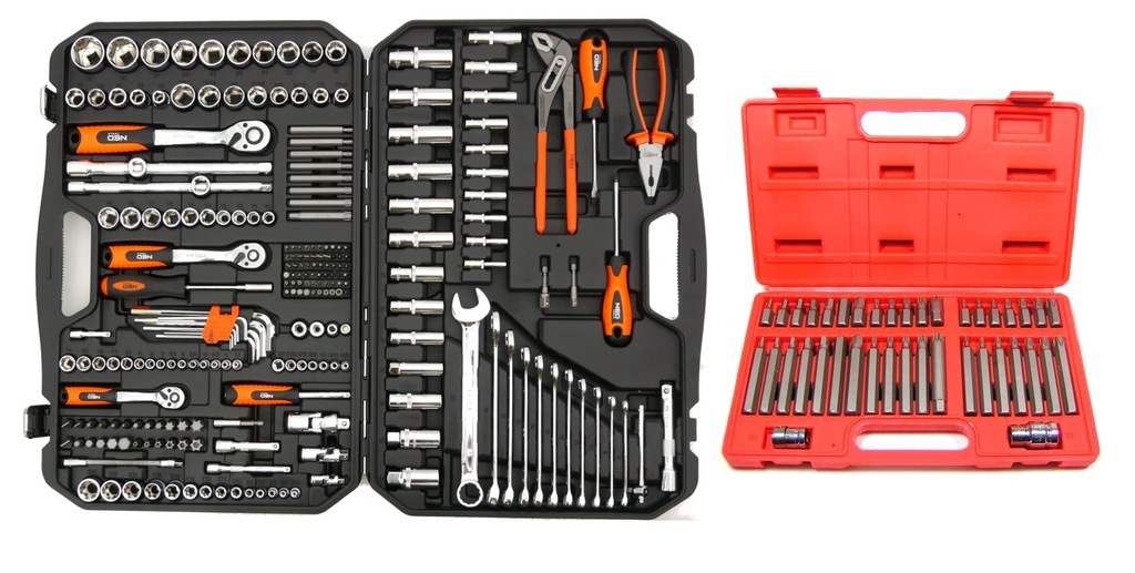 ZESTAW 233el KLUCZE NASADOWE NEO 08-681 +40 TORX - 7374119796 - oficjalne archiwum Allegro