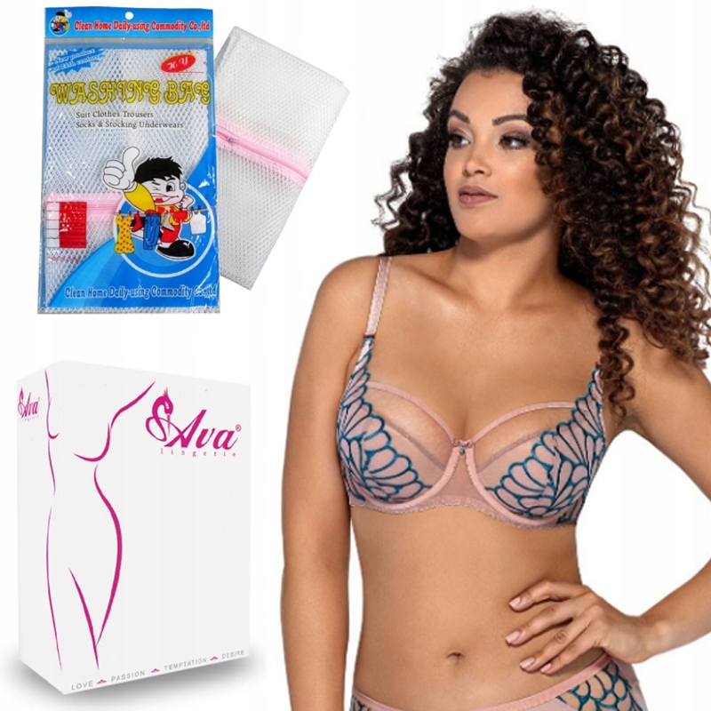 AVA biustonosz soft 1927 półusztywniany 95C turkus - 12705523352 - oficjalne archiwum Allegro