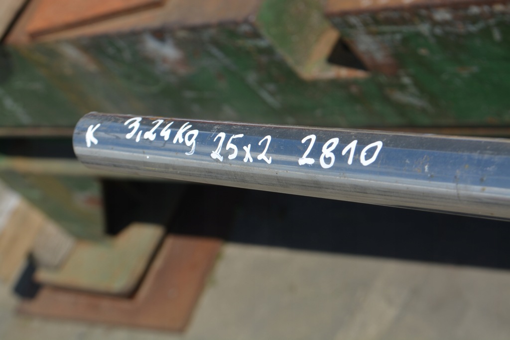 Rura stal nierdzewna fi 25x2 długość 2810 mm - 12543224268 - oficjalne ...