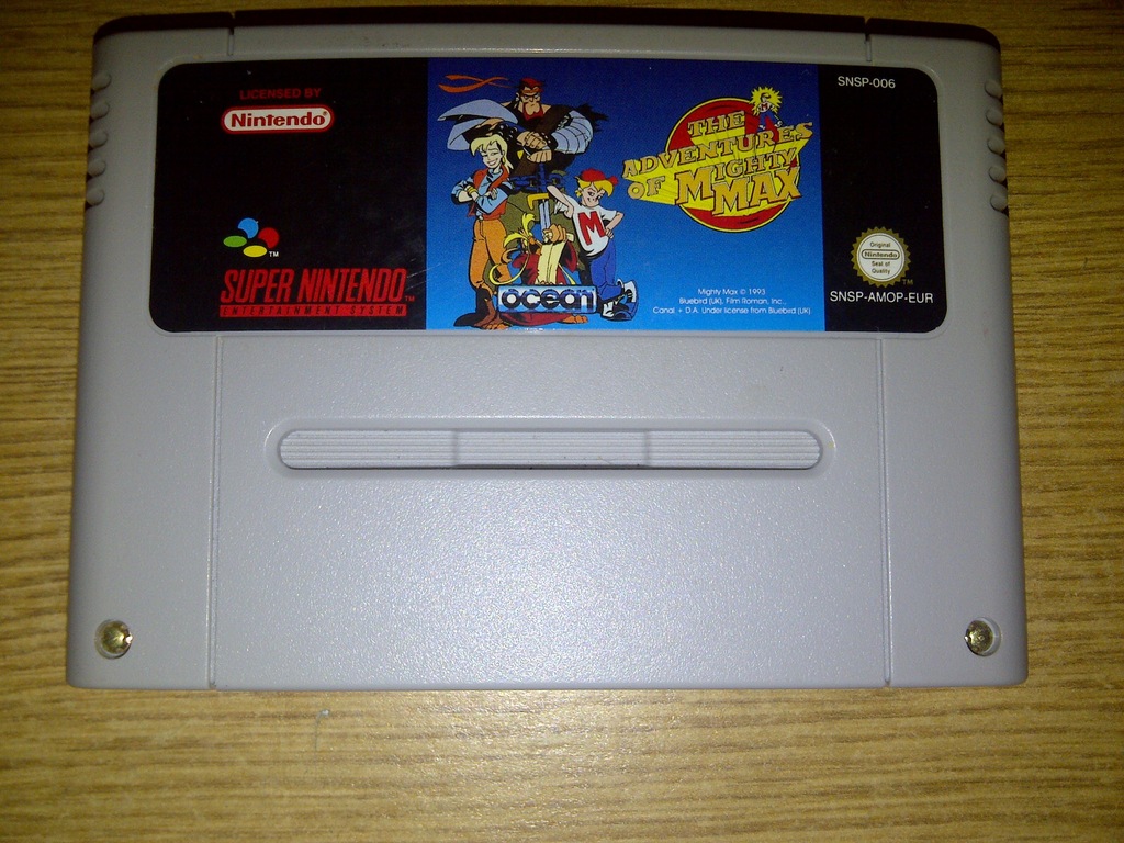 THE ADVENTURES OF MIGHTY MAX SNES PAL - 7537672341 - oficjalne archiwum ...