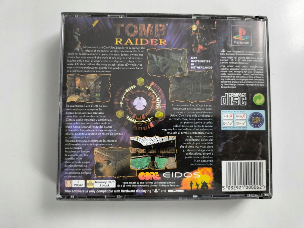 Купить TOMB RAIDER БОЛЬШАЯ КОРОБКА PSX PS1: отзывы, фото и ...