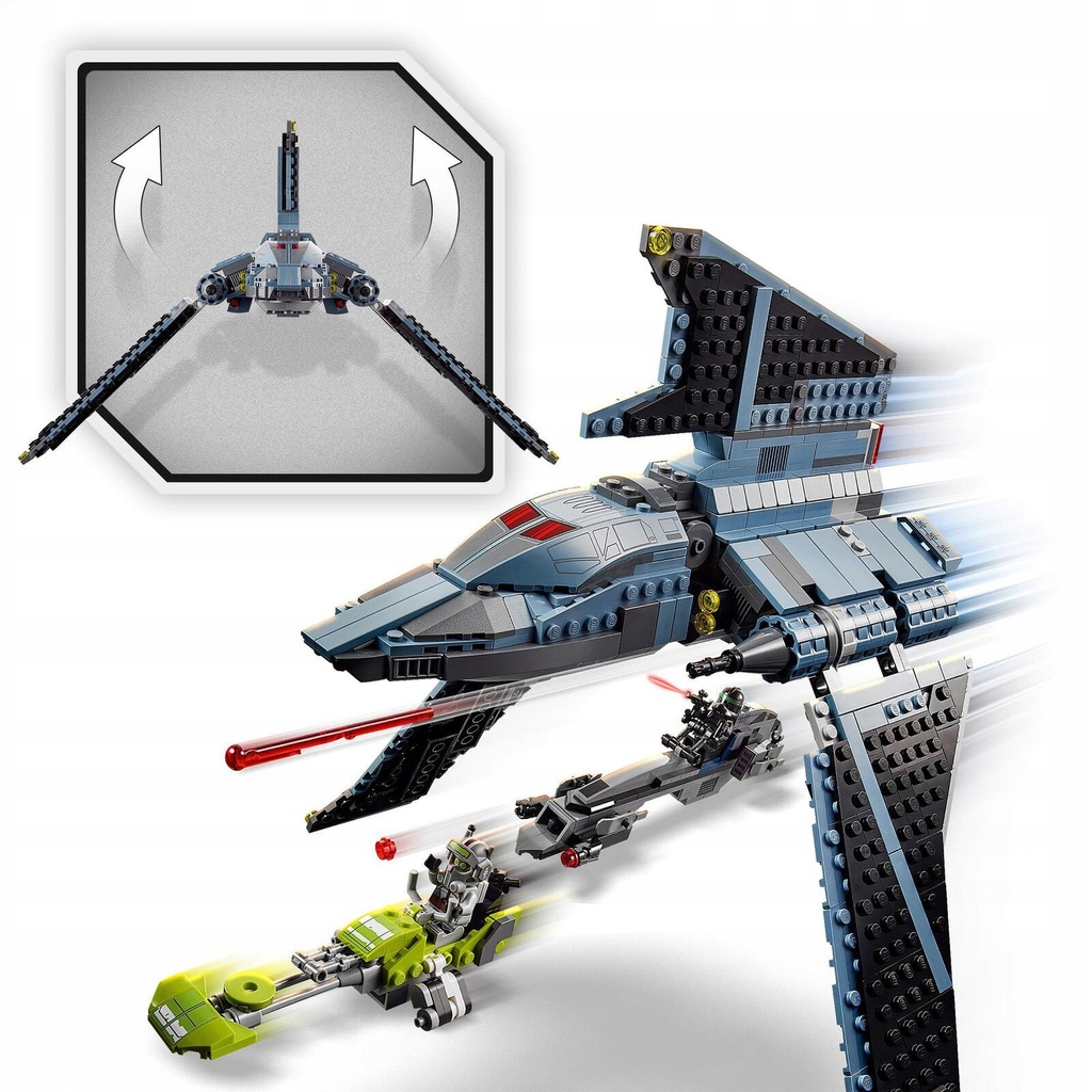 LEGO 75314 STAR WARS PROM STATEK PARSZYWEJ ZGRAJI - 11028998755 ...