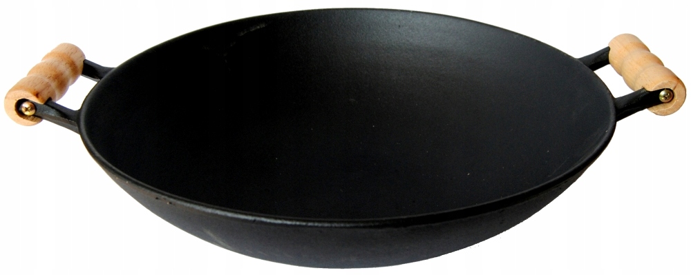 Купить Чугунный набор для вока 35см, Тяжелые деревянные рачки: отзывы ...