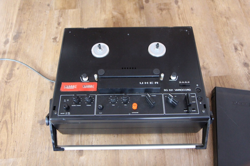 Uher SG 521 VARIOCORD magnetofon szpulowy - 12263904017 - oficjalne archiwum Allegro