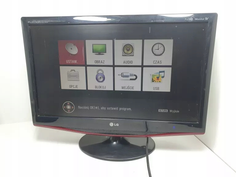 MONITOR LG FLATRON M237WDP PC Z TUNEREM TV - 12757115003 - oficjalne archiwum Allegro