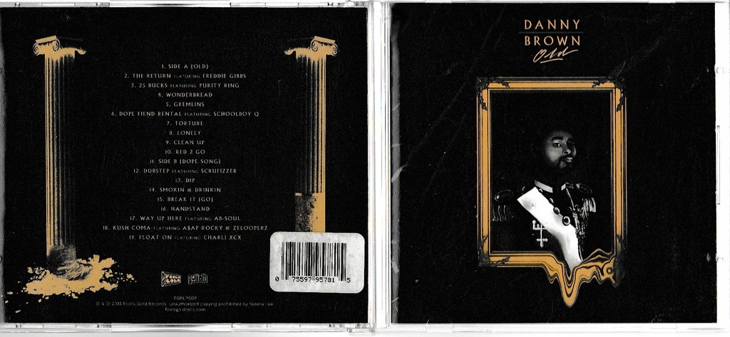 Płyta CD Danny Brown - Old 2013 I Wydanie Schoolboy Q ASAP Rocky ...