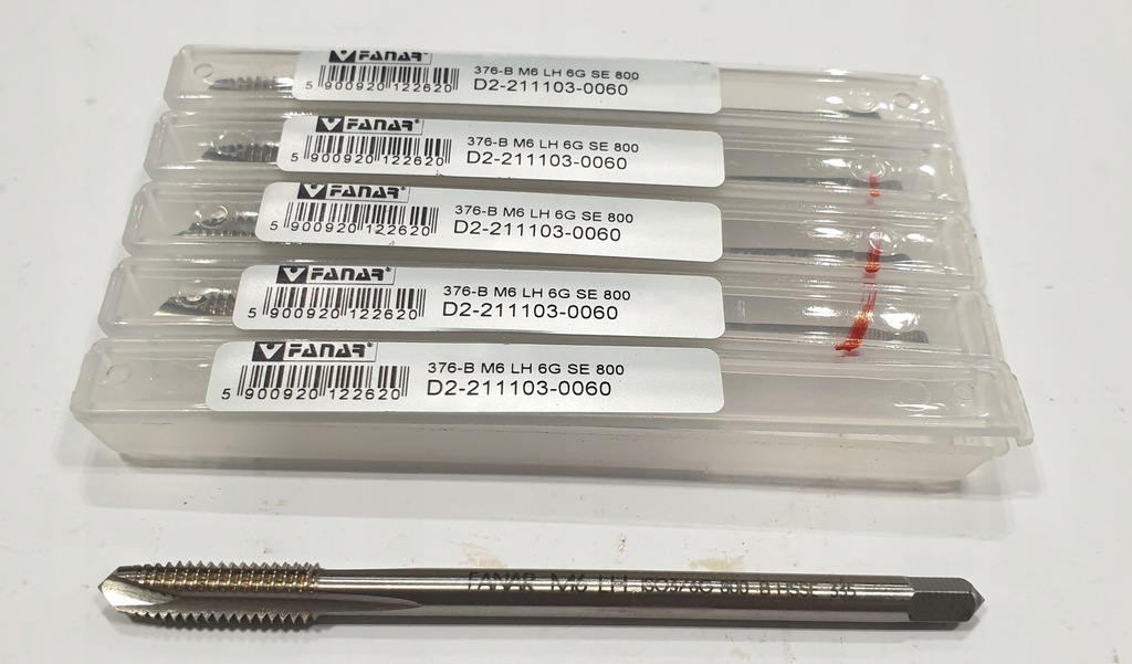 Gwintownik DIN376 B M6 6G LH FANAR - 15111227703 - oficjalne archiwum Allegro