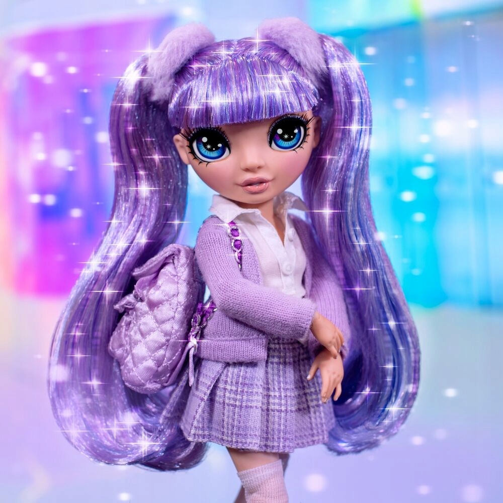 RAINBOW HIGH Lalka JUNIOR HIGH Violet Willow 22 cm - 11912764664 ...