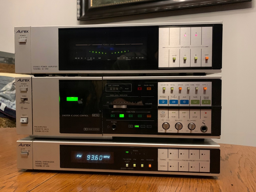 TOSHIBA AUREX PD-V30 ST-V50 SC-V50 - 10526763744 - oficjalne archiwum Allegro