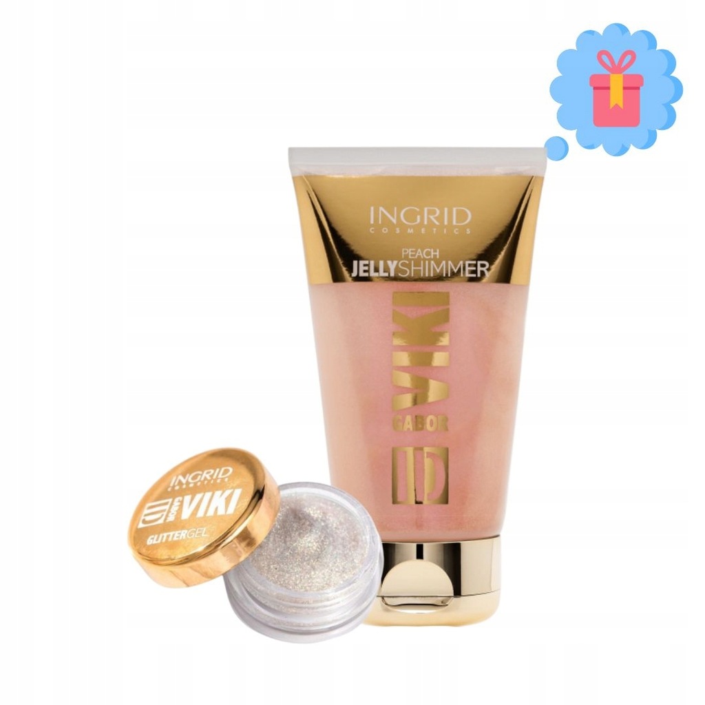 INGRID ZESTAW VIKI GABOR ID ŻEL BROKATOWY 06 + BALSAM JELLY PEACH ...