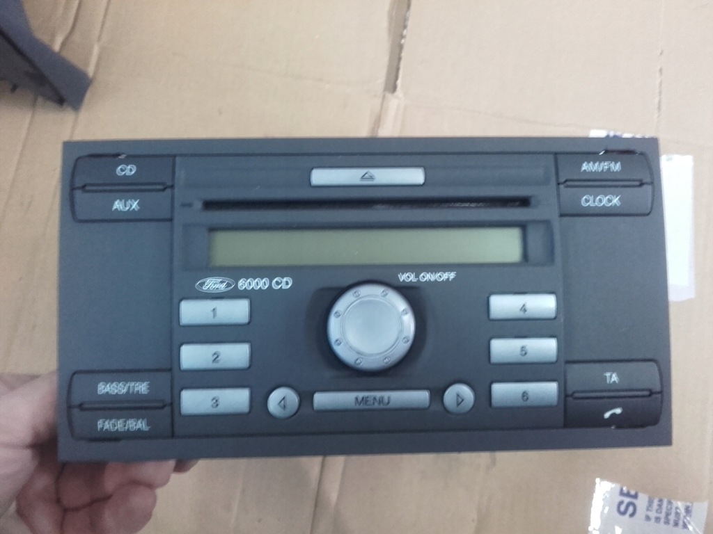 Radio Ford 6000CD FIESTA FUSION TRANSIT FOCUS KOD - 13406227191 ...