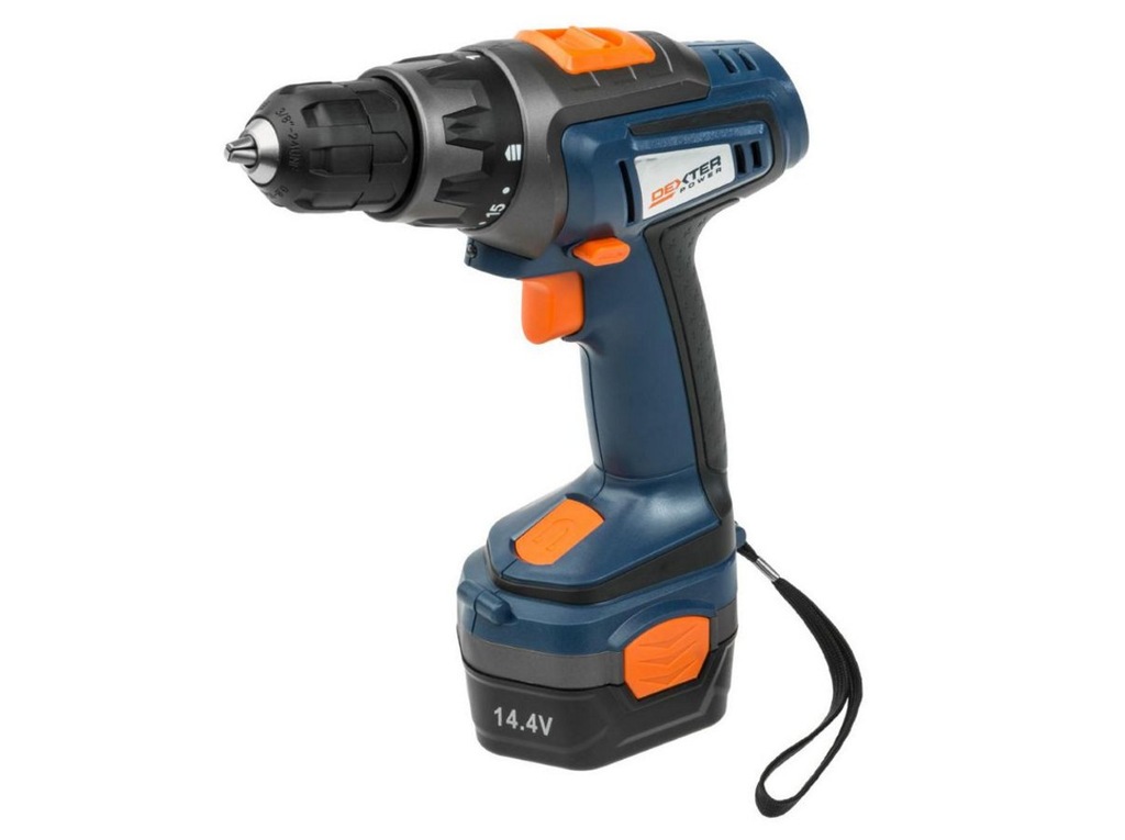 WIERTARKO WKRĘTARKA DEXTER POWER 2AKU + WIERTŁA - 7272707496 ...