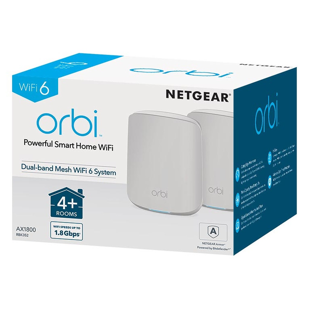 Netgear Orbi RBS350 WiFi 6 Mesh WLAN satelita - 12700690982 - oficjalne ...