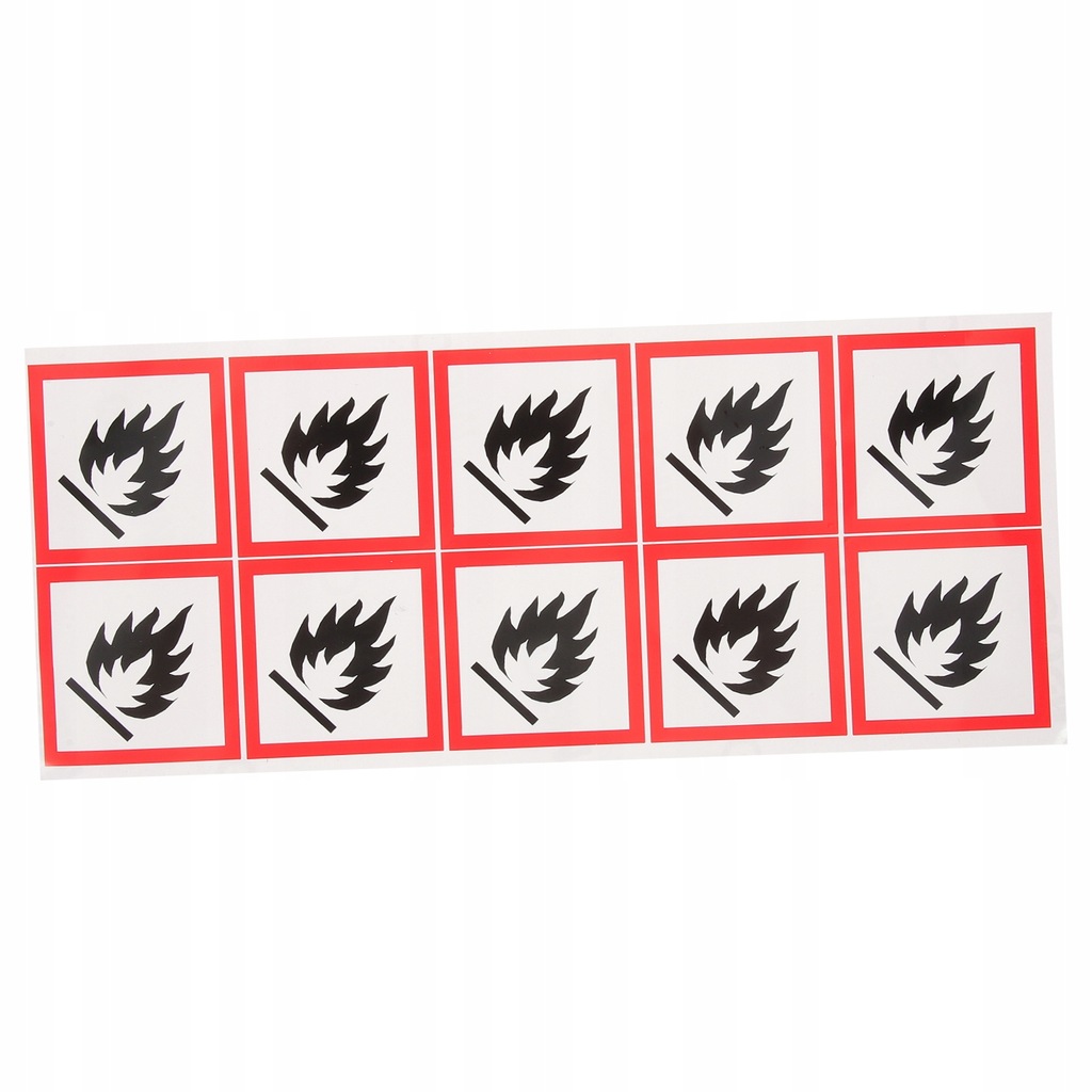 Safety Warning Decals Flammable Sticker Stickers - 14347475890 ...