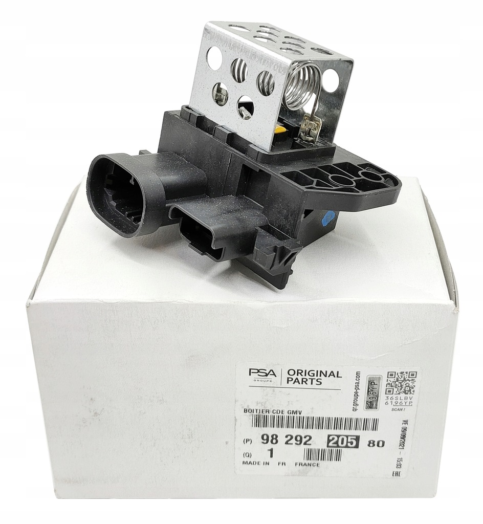 ORYG REZYSTOR WENTYLATORA PEUGEOT 9829220580 - 12495761088 - oficjalne ...