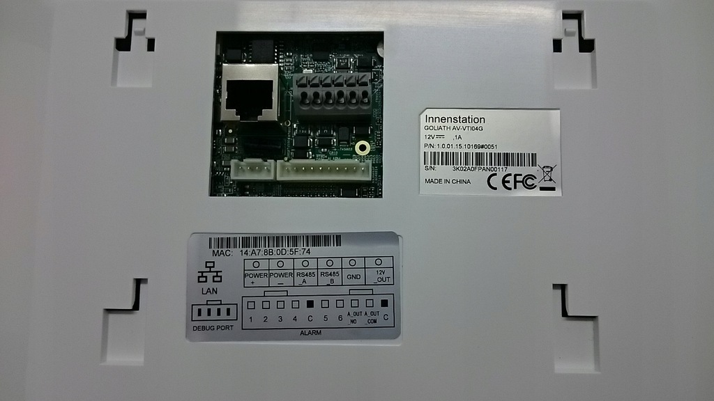 C808 Goliath wideodomofon AV-VTI04G - 8452021367 - oficjalne archiwum ...