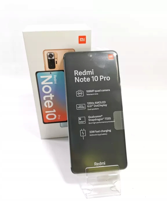 TELEFON XIAOMI REDMI NOTE 10 PRO - 12237517757 - oficjalne archiwum Allegro