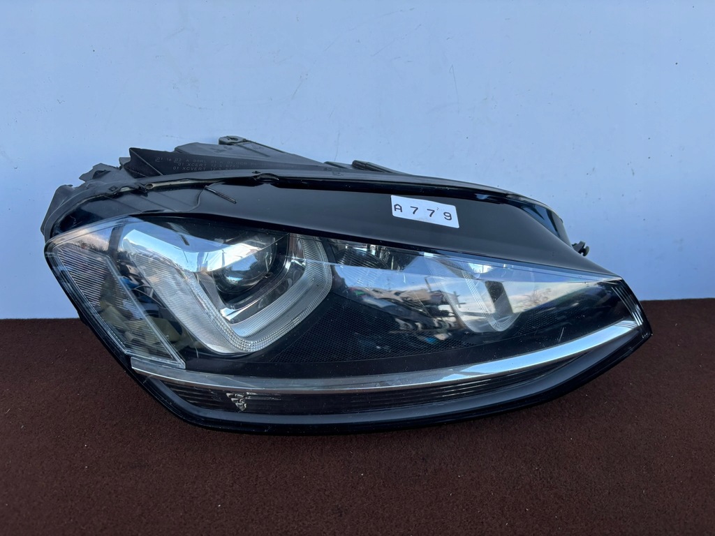 VW GOLF 7 VII 5G PRAWA LAMPA PRZÓD BI-XENON 5G1941754 A779 ...
