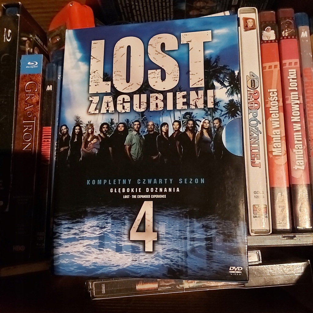 Lost zagubieni sezon 4 ***DVD*** - 12970314469 - oficjalne archiwum Allegro