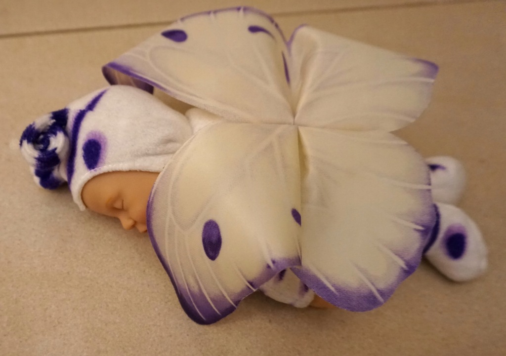 Anne Geddes Lalka Bobas Śpiący Motyl Motylek 22cm - 11990441519 ...