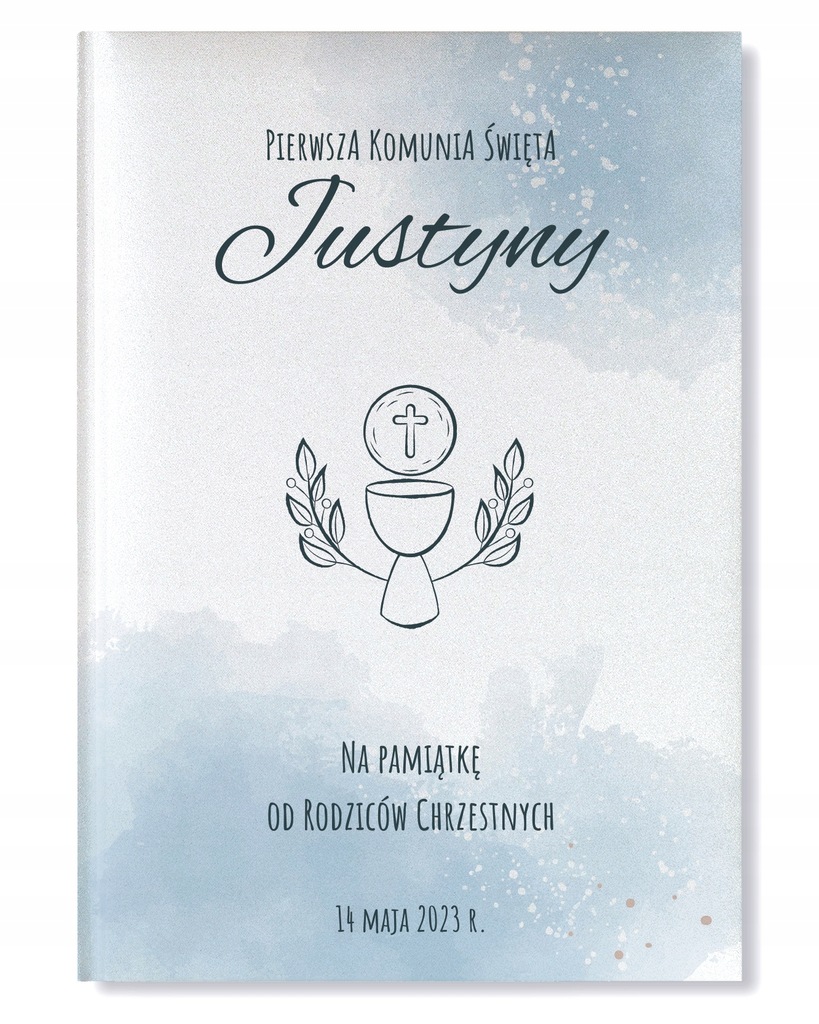 MOJA BIBLIA Komunia PREZENT Nadruk z imieniem W15 - 13394462796 - oficjalne archiwum Allegro