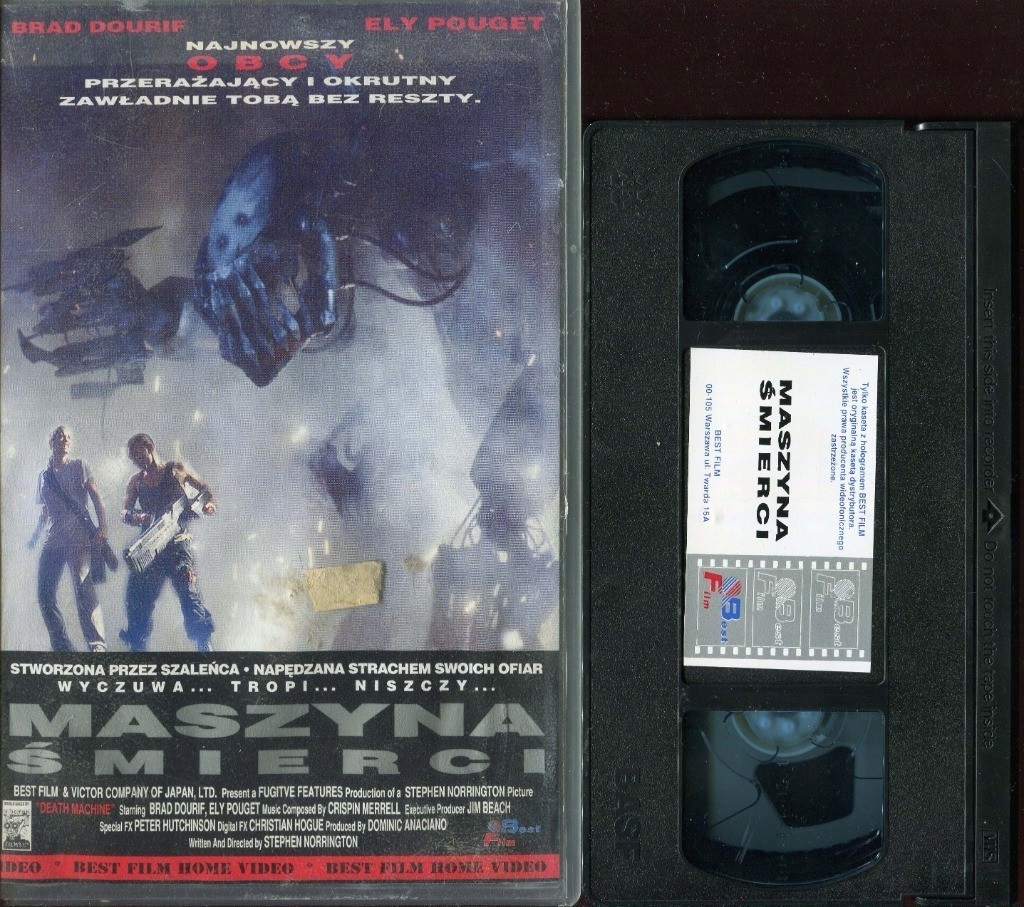 Maszyna śmierci. Kaseta VHS - 12855929449 - oficjalne archiwum Allegro