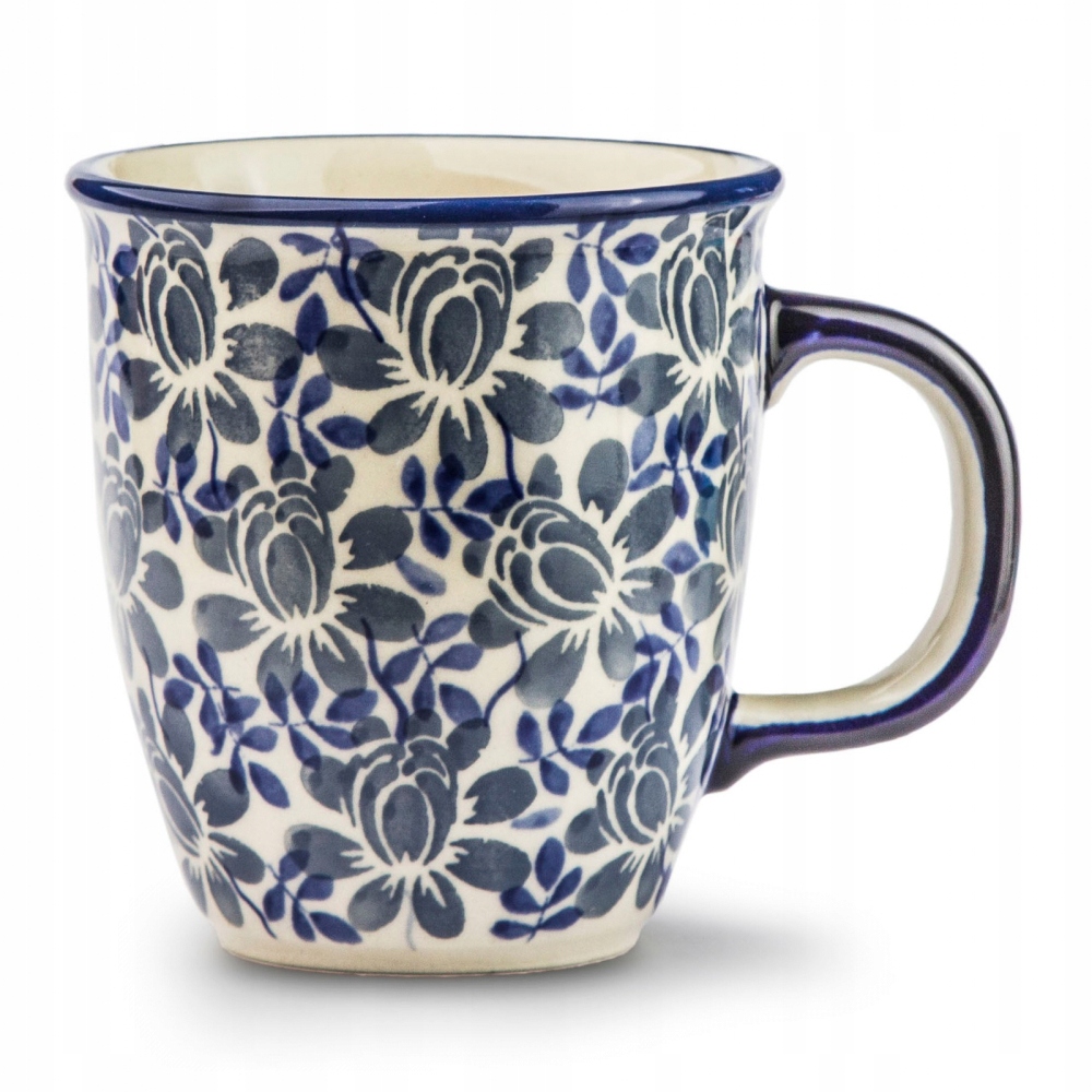 Kubek ceramiczny Bolesławiec 300 ml - dek. AS53 H2 - 12710420833 - oficjalne archiwum Allegro