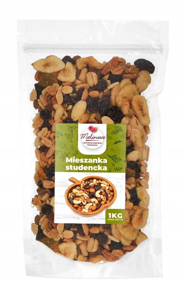MIESZANKA STUDENCKA 1kg ORZECHY BAKALIE - 7124694885 - oficjalne archiwum Allegro