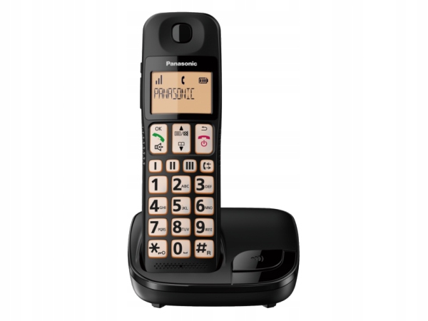Telefon stacjonarny PANASONIC DECT KX-TGE 110 - 12461973448 - oficjalne ...
