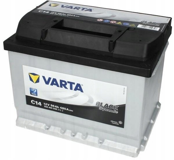 AKUMULATOR VARTA BLACK 56AH 480A C14 - 9912157929 - oficjalne archiwum Allegro
