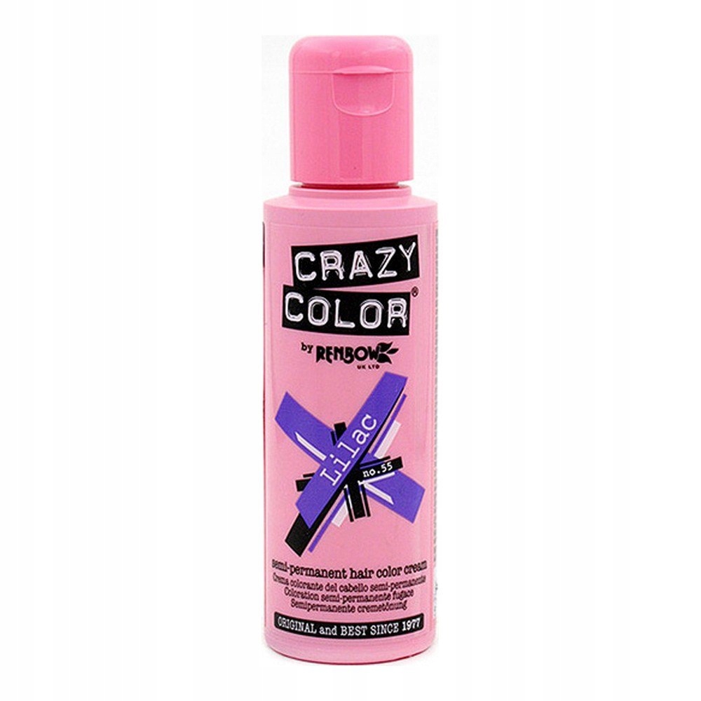 Trwała Koloryzacja Lilac Crazy Color N 55 (100 ml) - 11976859681 ...
