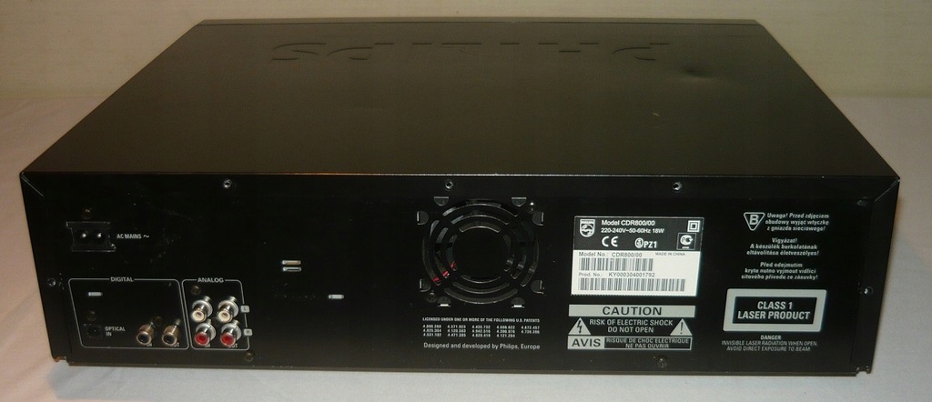 Philips - CDR-800, nagrywarka i odtwarzacz płyt CD - 11859843305 ...