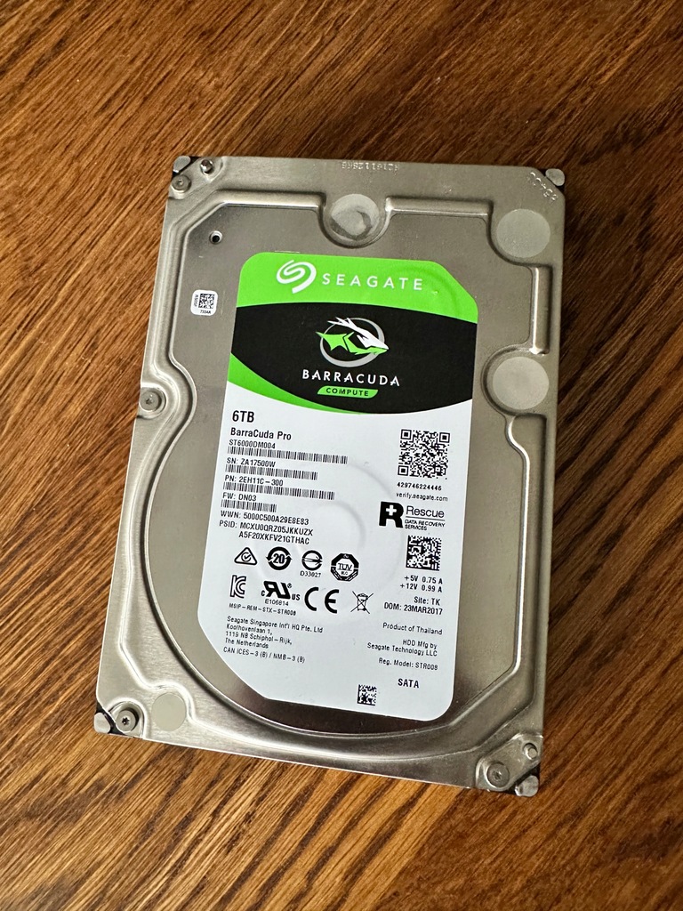 Dysk twardy Seagate BarraCuda Pro 6TB SATA III 3,5 Dysk twardy Seagate BarraCuda Pro 6TB SATA III 3,5