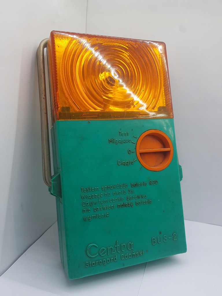Stara lampa sygnalizacyjna CENTRA BUS-2 od Lombard Trzebnica ...