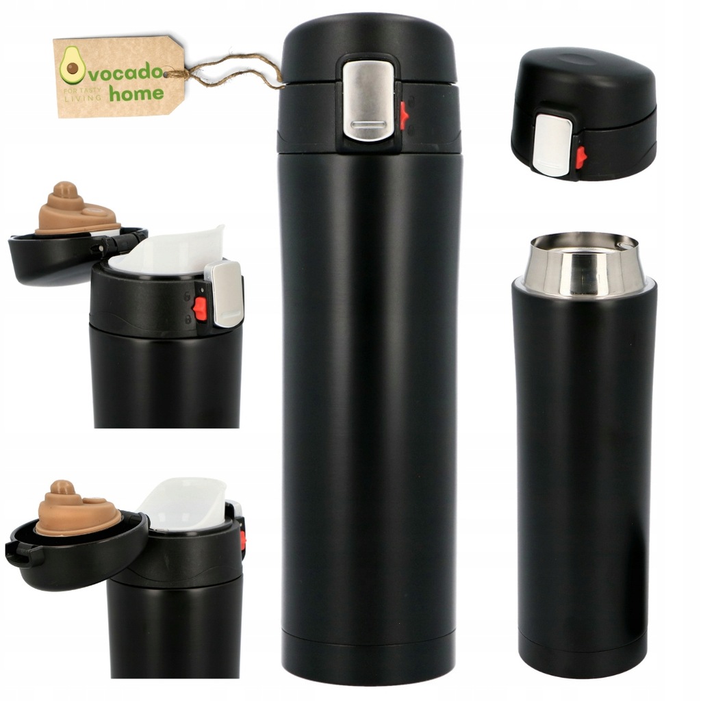 KUBEK TERMICZNY termos DO KAWY z ustnikiem 500ML - 13493080582 - oficjalne archiwum Allegro