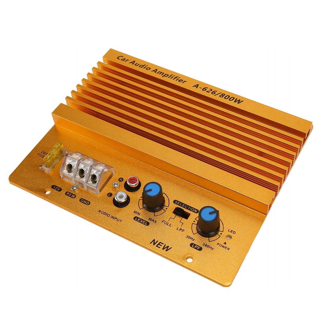 Wzmacniacz samochodowy 12V 800W Precyzyjny - 13383485362 - oficjalne archiwum Allegro