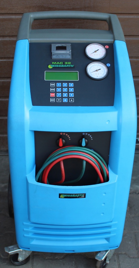 Stacja klimatyzacji Beissbarth MAC32 duża butla PL menu - 15870567747 - oficjalne archiwum Allegro