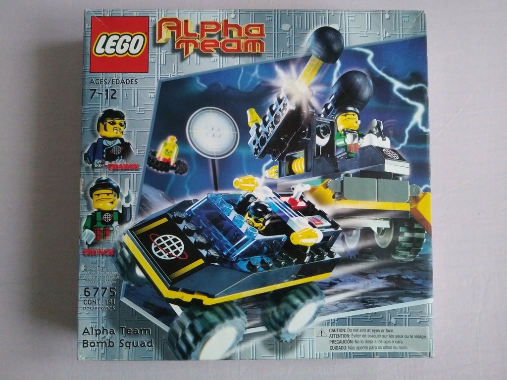Lego 6775 - Alpha Team Bomb Squad - UNIKAT z 2001 - 7740954588 ...