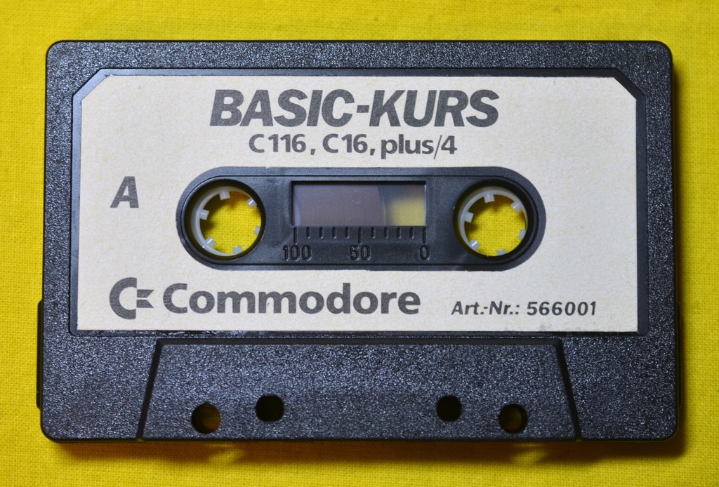 KASETA COMMODORE BASIC KURS C116 C16 plus/4 - 10861536331 - oficjalne ... KASETA COMMODORE BASIC KURS C116 C16 plus/4 - 10861536331 - oficjalne ...