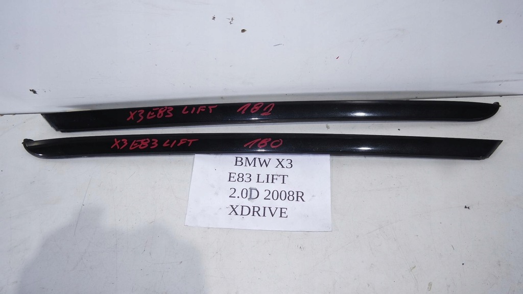 LISTWY SZYBY CZOŁOWEJ BMW X3 E83 LIFT - 14242318878 - oficjalne ...