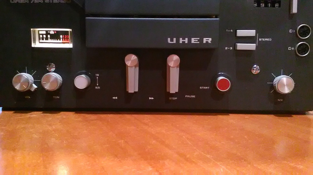 Magnetofon szpulowy ,,UHER 724 STEREO,, - 8009383551 - oficjalne archiwum Allegro