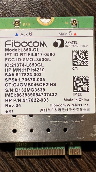 Modem WWAN HP XMM 7360 LTE-Advance - 13402115207 - oficjalne archiwum ...