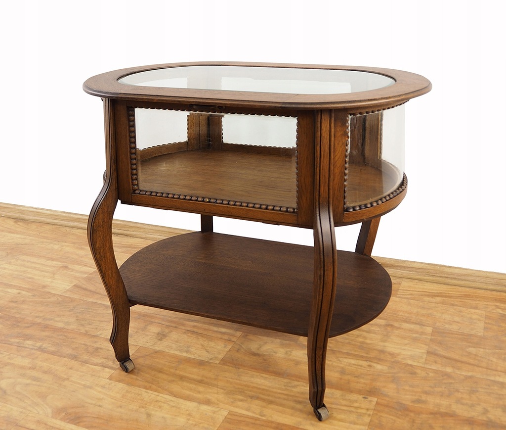 STOLIK KAWOWY WITRYNOWY OWALNY BAREK ANTYK - 13335026986 - oficjalne ...